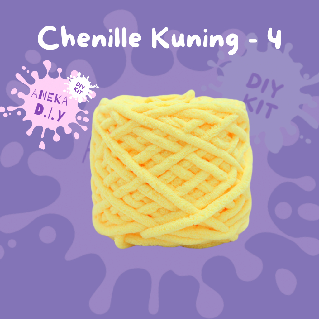 Jual Benang Rajut Chenille / Benang Rajut Handuk / Chenille Chunky Yarn / Chennile / Chennille ...