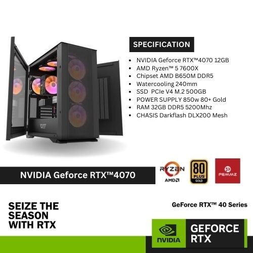 Jual PC RAKITAN GAMING - EDITING - RTX 4070 Ti - DDR5 | Shopee Indonesia