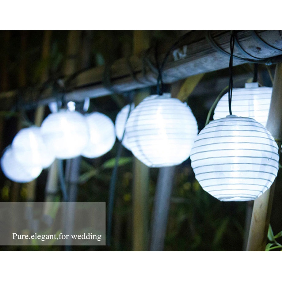Jual Lampu Hias String Lights Lampion Solar 20 LED 8 Modes 5 Meter ...