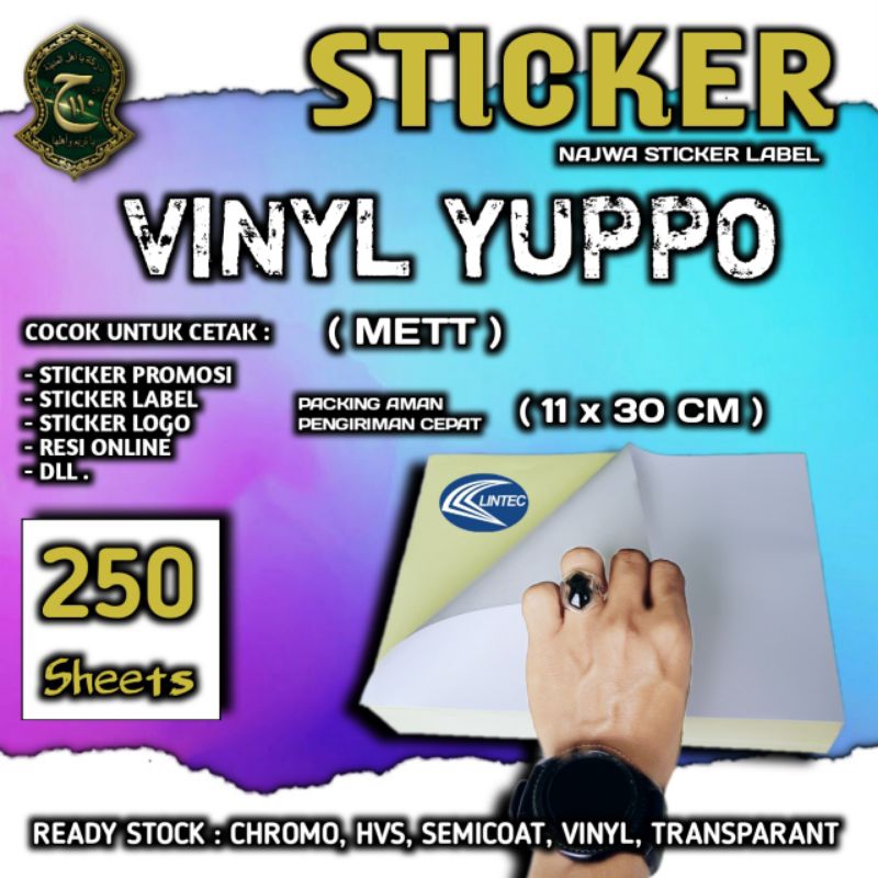 Jual STICKER YUPPO ISI 250 LEMBAR | Shopee Indonesia