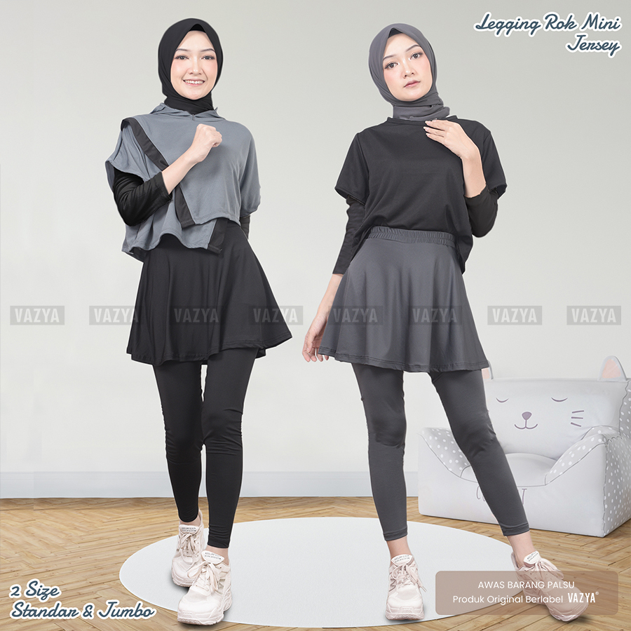 Jual Legging Rok Sporty Mini Jersey | Shopee Indonesia