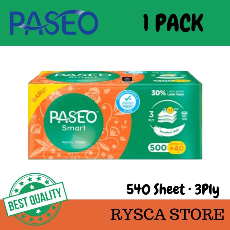 Jual Tisu Paseo Murah 540 Sheet 3 Ply - PAKET ISI 1 PACK | Shopee Indonesia