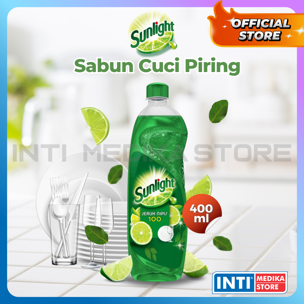 Jual SUNLIGHT - Sabun Cuci Piring 400 ml | Pencuci Piring | Sabun ...