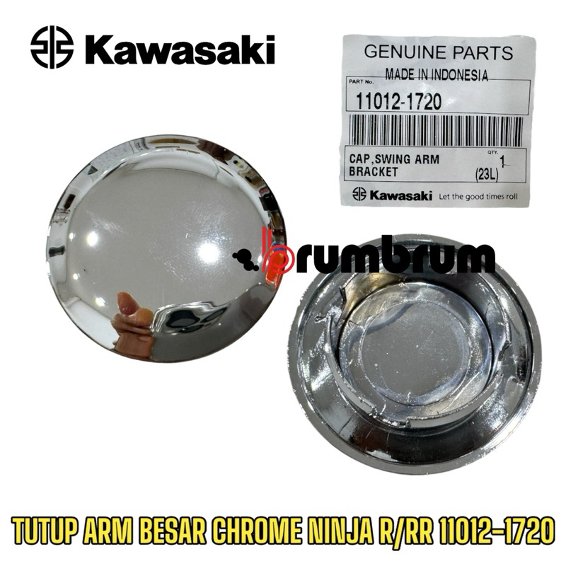 Jual TUTUP ARM BESAR CHROME KLX 150 , NINJA SS/ NINJA R NINJA RR ...