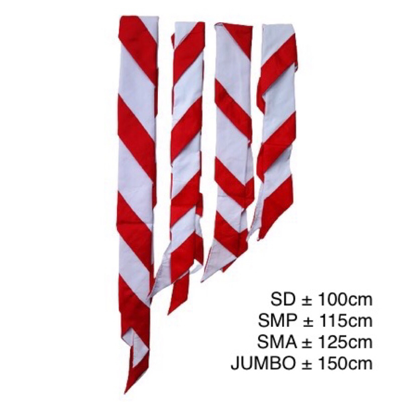 Jual hasduk/kacu pramuka merah putih/pria dan wanita. SD.SMP.SMA ...