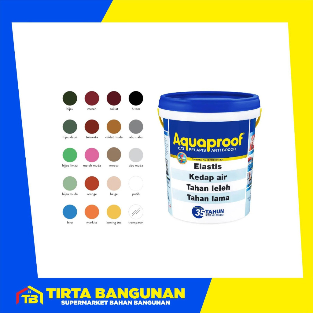 Jual AQUA PROOF WATERPROOFING 20KG | Shopee Indonesia
