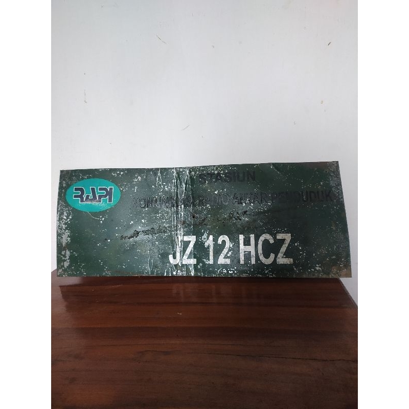 Jual papan seng radio jadul stasiun komunikasi antar penduduk | Shopee ...