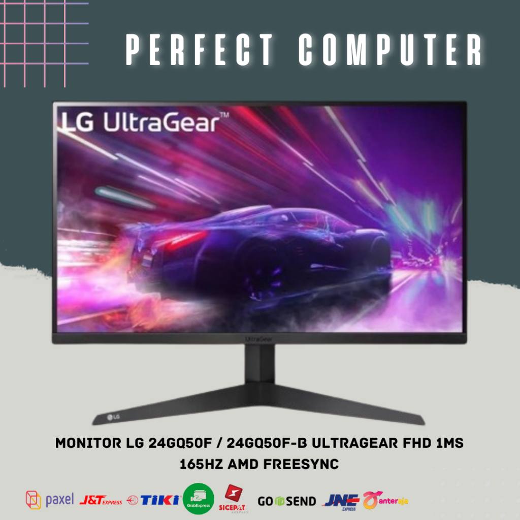 Jual Monitor LG 24GQ50F / 24GQ50F-B UltraGear™ FHD 1ms 165hz AMD Freesync | Shopee Indonesia
