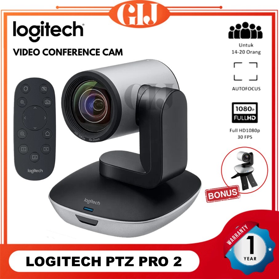 Jual LOGITECH PTZ Pro 2 CC2900EP HD 1080p Video Camera Webcam with ...