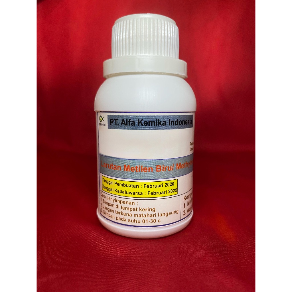 Jual Metilen Blue Pro Analis 100ml / Metilen Biru | Shopee Indonesia
