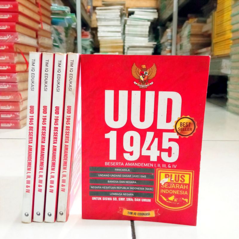 Jual Original Buku Uud 1945 Beserta Amandemen Untuk Umum Buku Naskah Resmi Uud 1945 