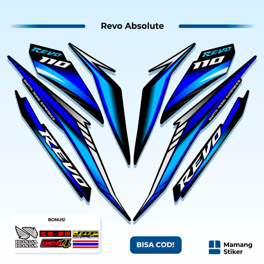 Jual Striping Revo Absolute 110 Variasi (1) 2009 2010 2011 2012 2013 ...