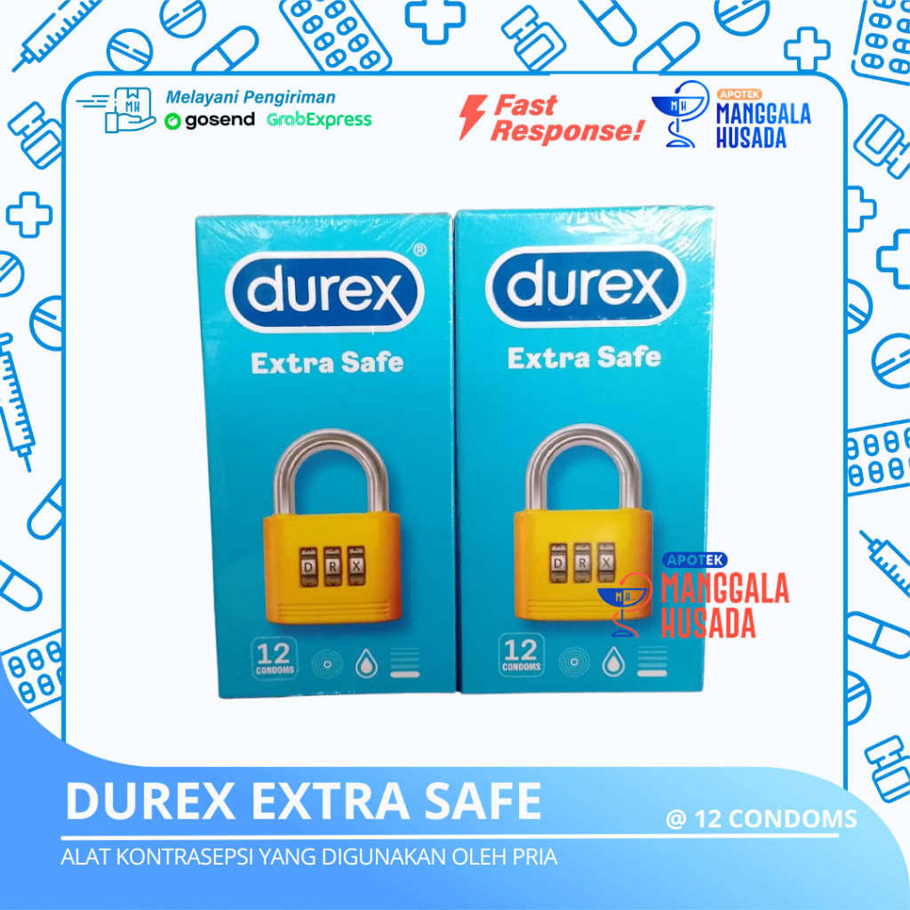 Jual DUREX EXTRA SAFE BOX @ 12 PCS | Shopee Indonesia