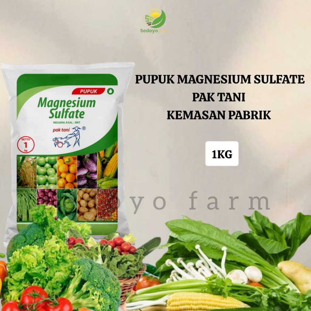 Jual Pupuk Magnesium Sulfate PAK TANI Kemasan Pabrik 1 Kg | Shopee Indonesia