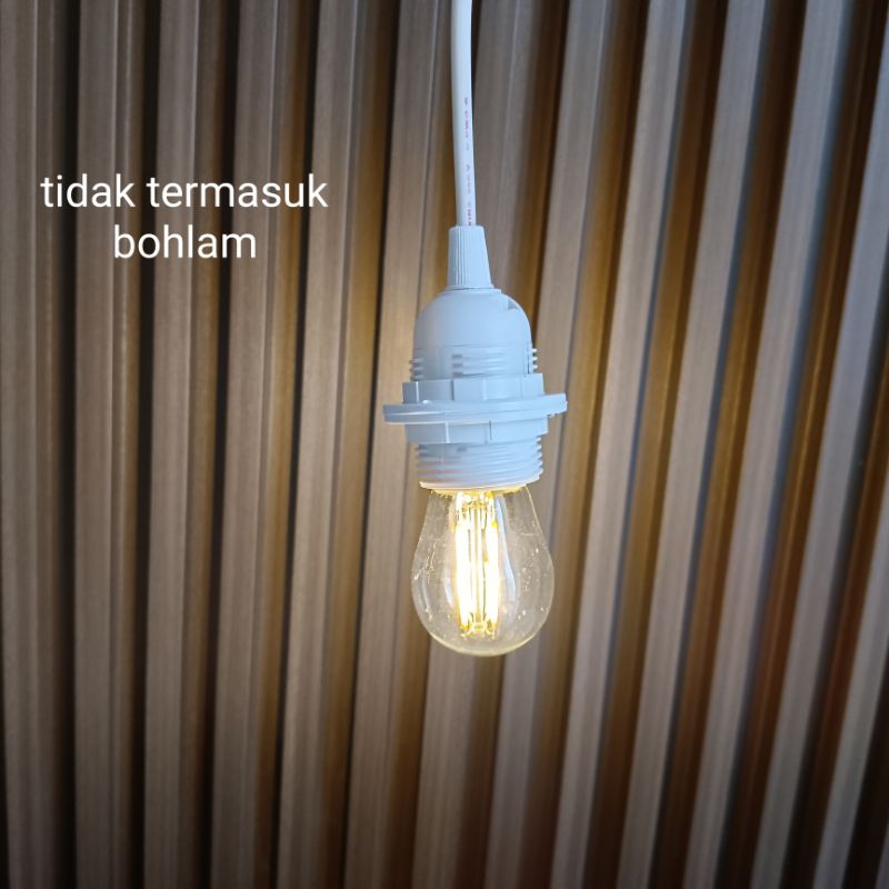 Jual lampu gantung fitting jerman 150 cm putih YL 97 | Shopee Indonesia