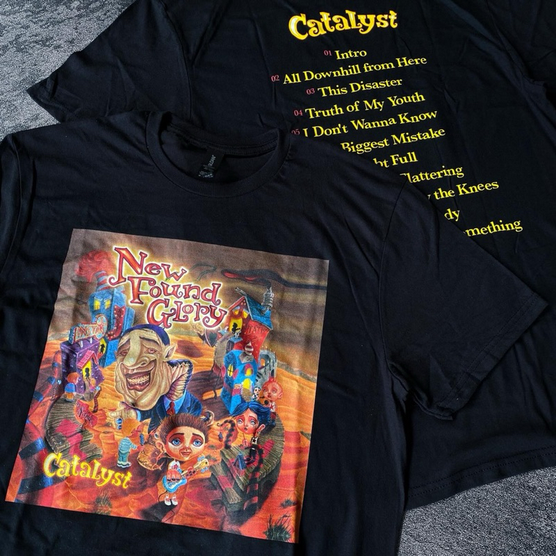 Jual KAOS BAND OFFICIAL NEW FOUND GLORY - CATALYST ALBUM COVER ...