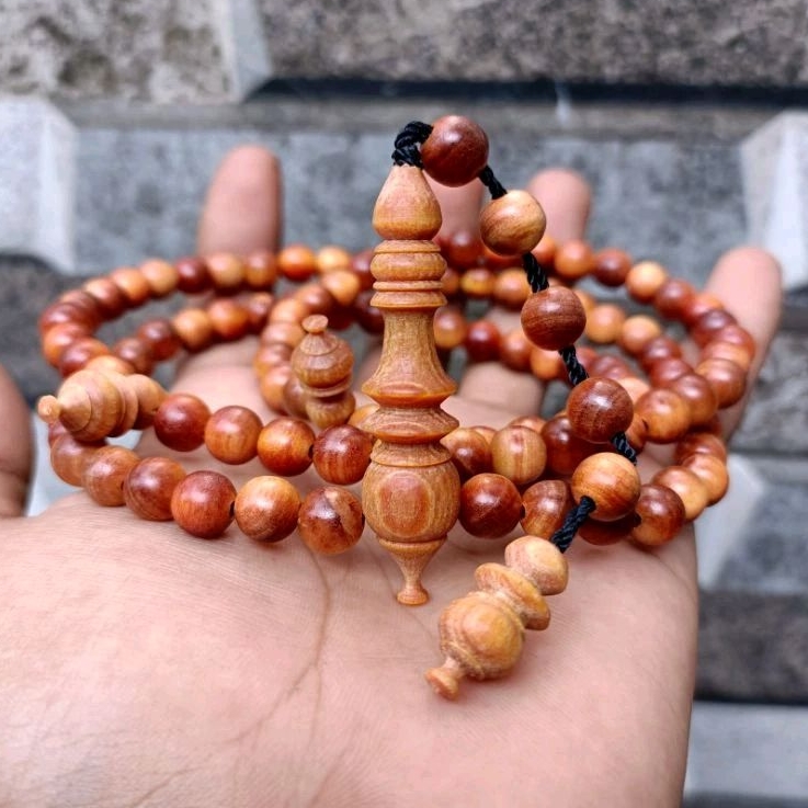 Jual Tasbih Kayu Raja Agathis Super 6 mm | Shopee Indonesia