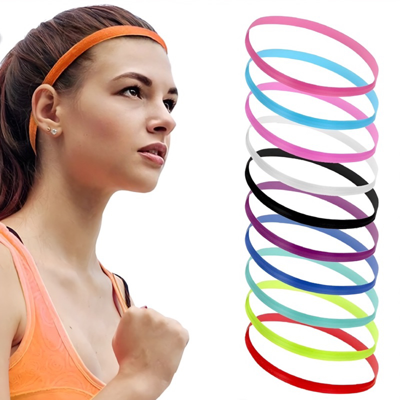 Jual Bando Sport Unisex Bandana Olahraga Hairband Headband Sport ...