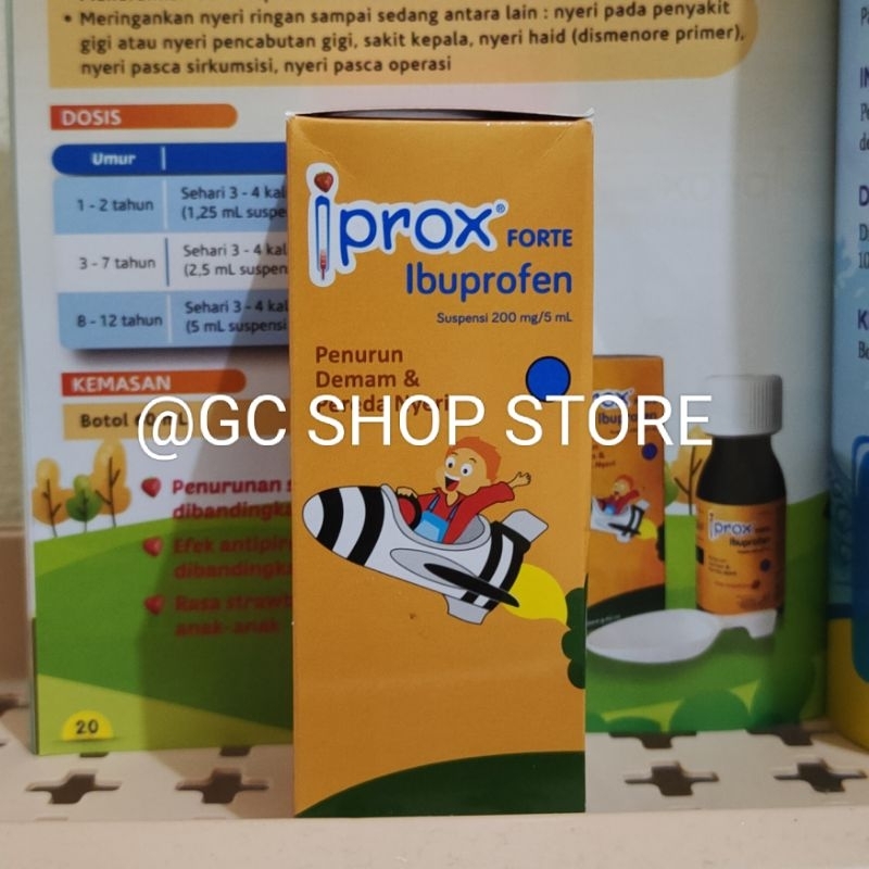 Jual IPROX FORTE || TURUNKAN DEMAM DAN REDAKAN NYERI PADA ANAK | Shopee ...