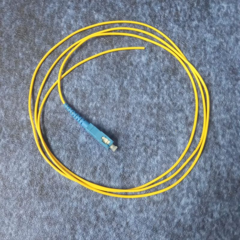 Jual Pigtail sc ucp 2mm 1,5 meter fiber optik | Shopee Indonesia