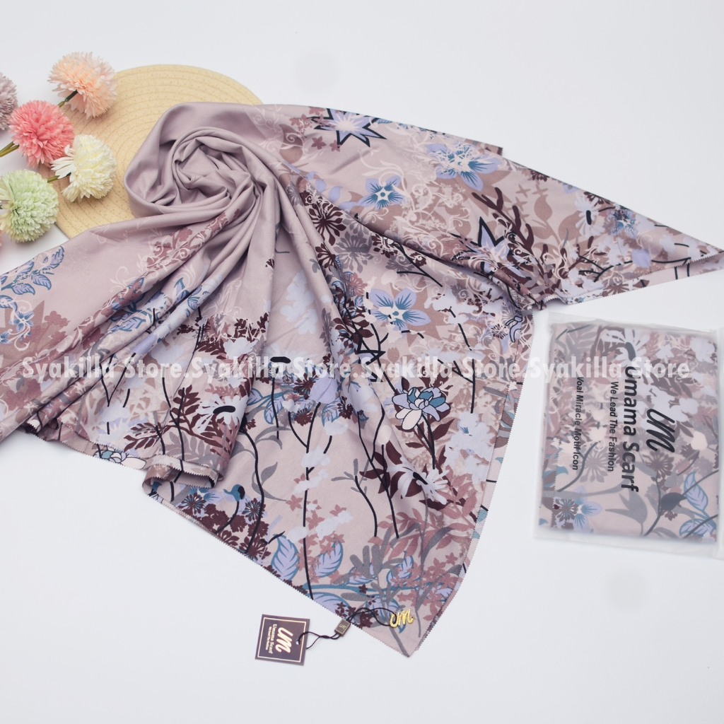 Jual Hijab Segi Empat Umama icon Premium | Umama Scarf Poch Metal Logo ...