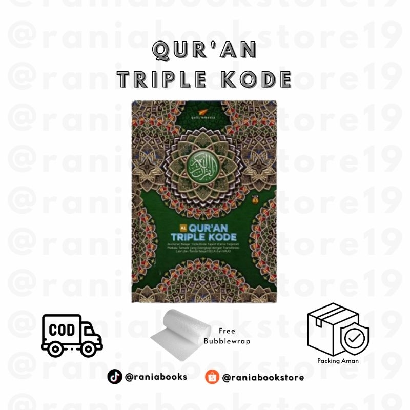Jual Al-quran triple kode (warna hijau) | Shopee Indonesia