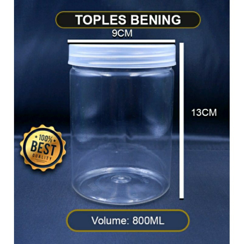 Jual ISI 50 PCS TOPLES TABUNG SILINDER 800 ML - TOPLES PLASTIK 800ML ...