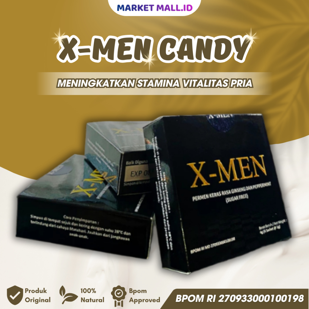 Jual Permen Xmen Stamina Pria (isi 4 pcs) | Shopee Indonesia