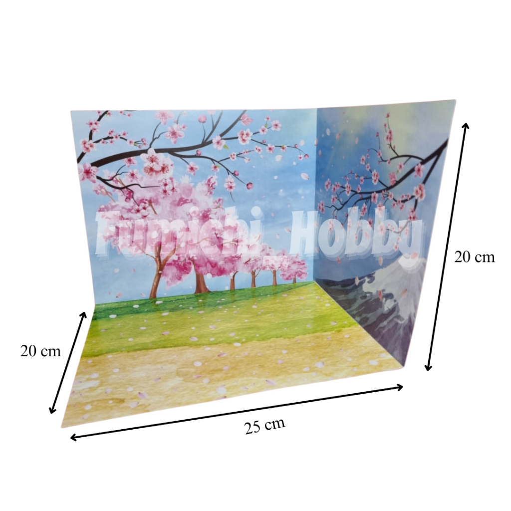 Jual Diorama Action Figure Background 1:12 Figma Nendoroid (Mountain ...