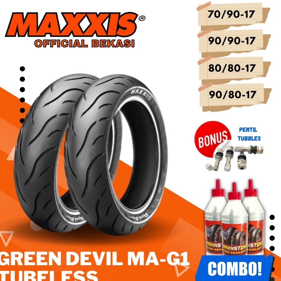 Jual MAXXIS GREEN DEVIL RING 17 BAN MAXXIS 79 89 88 98 BAN TUBELESS BAN ...