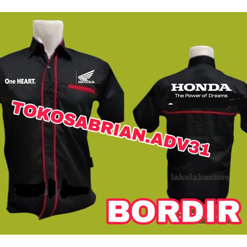 Jual KEMEJA HONDA BAJU HONDA SERAGAM HONDA BAJU KERJA HONDA | Shopee ...