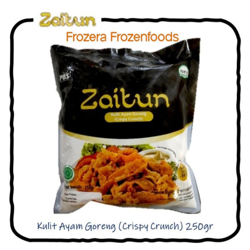 Jual [DIJAMIN FRESH ] ZAITUN Kulit Ayam Goreng Crispy 250gr ...