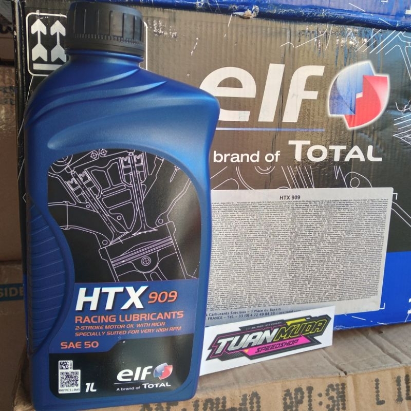 Jual Oli samping ELF HTX 909 motor 2t | Shopee Indonesia