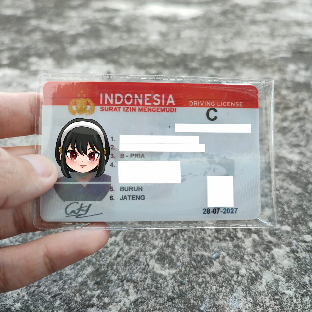 Jual Cover KTP / SIM - Sampul Pelindung Anti Gores KTP / SIM Anime Spy ...