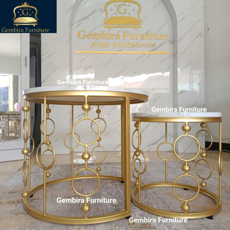 Jual console table konsol meja foyer gold promo minimalis marmee marble ...