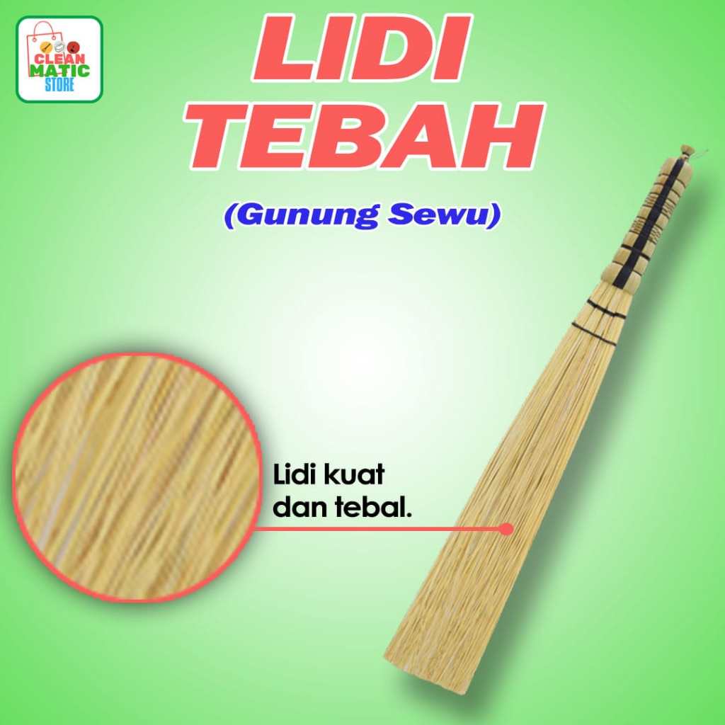 Jual Gunung Sewu - Sapu Lidi Tebah - Sapu Lidi Kasur | Shopee Indonesia