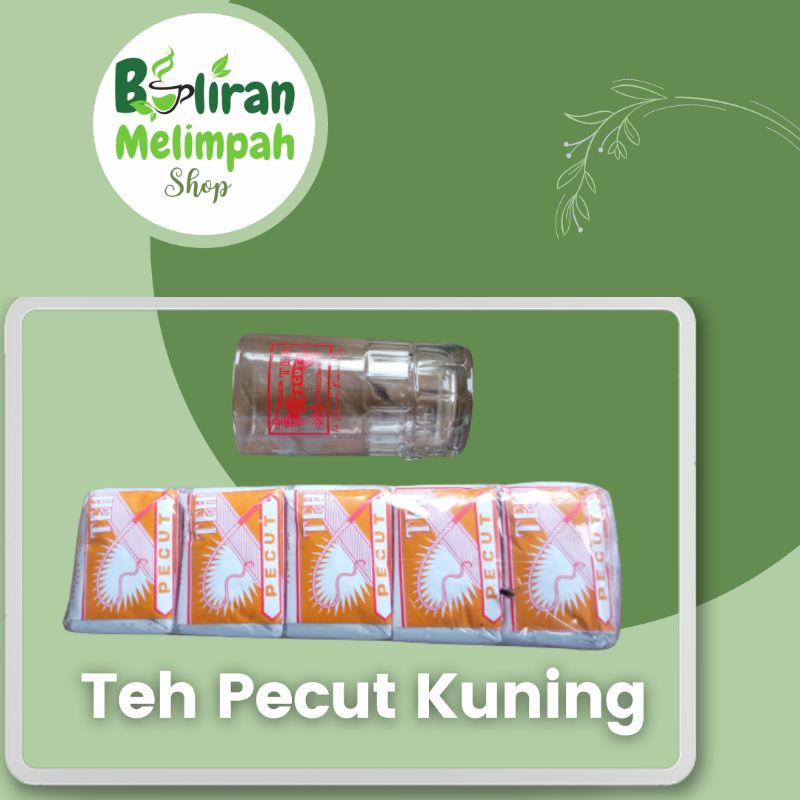 Jual Teh Pecut Kuning bonus gelas / Teh Pecut Gunungkidul / Teh ...