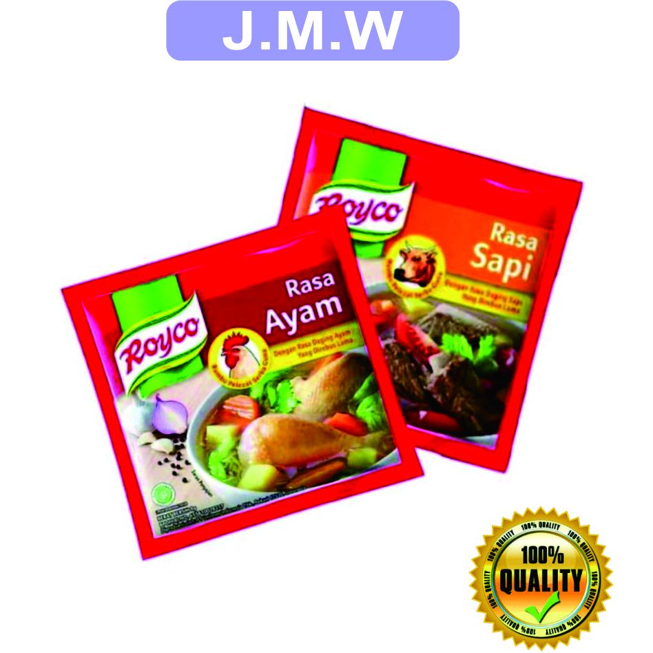 Jual ROYCO PENYEDAP RASA AYAM/SAPI 1 RENCENG ISI 12 SACHET | Shopee ...