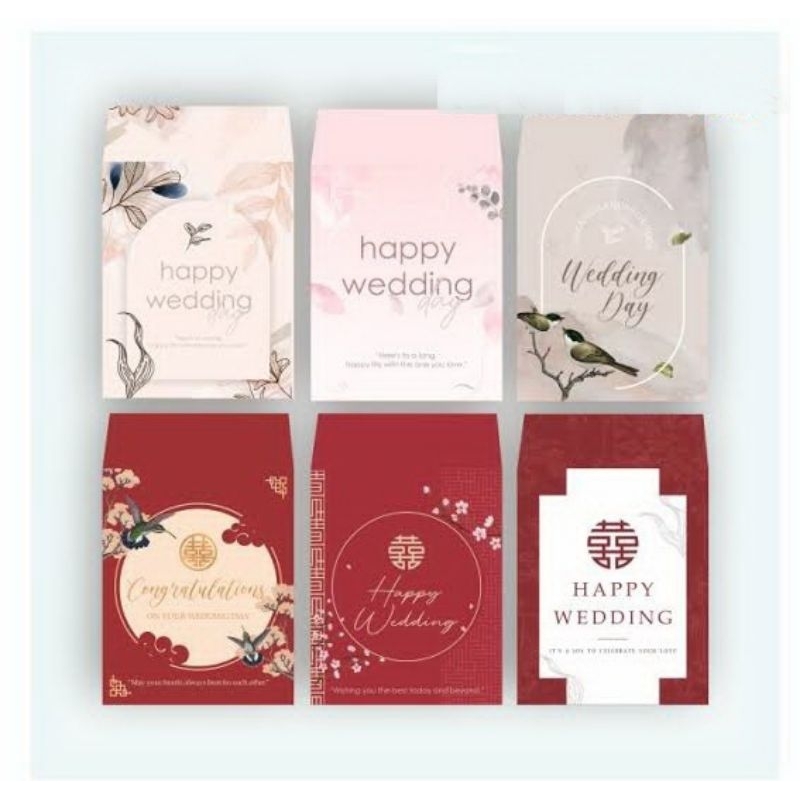 Jual Custom Angpao Chinese New Year Size M Cetak Ukuran 7.3cmx10 cm ...