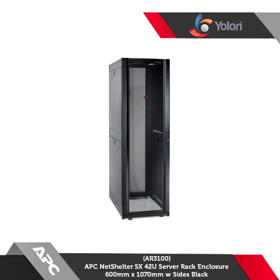 Jual APC NetShelter SX Server Rack Enclosure 42U Black AR3100 | Shopee Indonesia