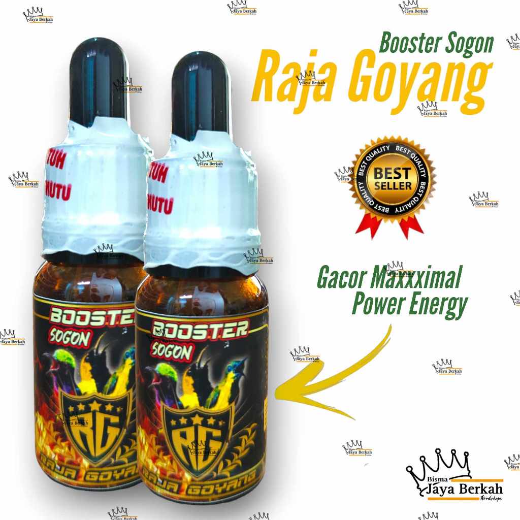 Jual Vitamin burung SOGON, BOOSTER SOGON, RAJA GOYANG 100% ORIGINAL ...
