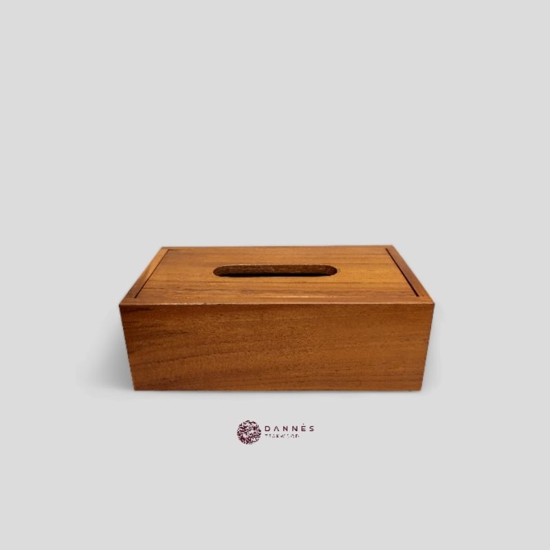 Jual Kotak Tissue Panjang Kayu Jati | Tissue Box | Shopee Indonesia