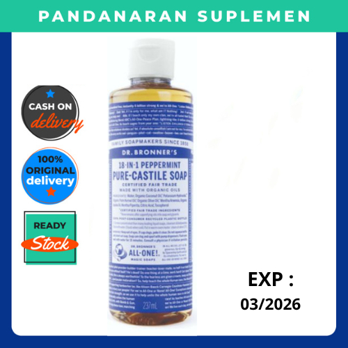 Jual Dr Bronners Bronner Pure Castile Liquid Soap Sabun Cair Organik ...