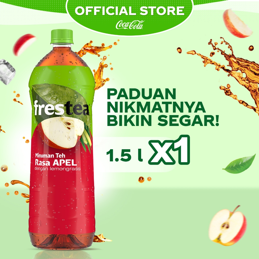 Jual Frestea Rasa Apel Minuman Teh - Botol 1.5L | Shopee Indonesia