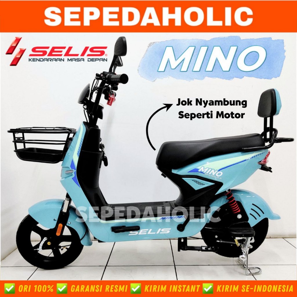 Jual Sepeda Listrik SELIS MINO 500 Watt Jok Motor Electric E Bike ...