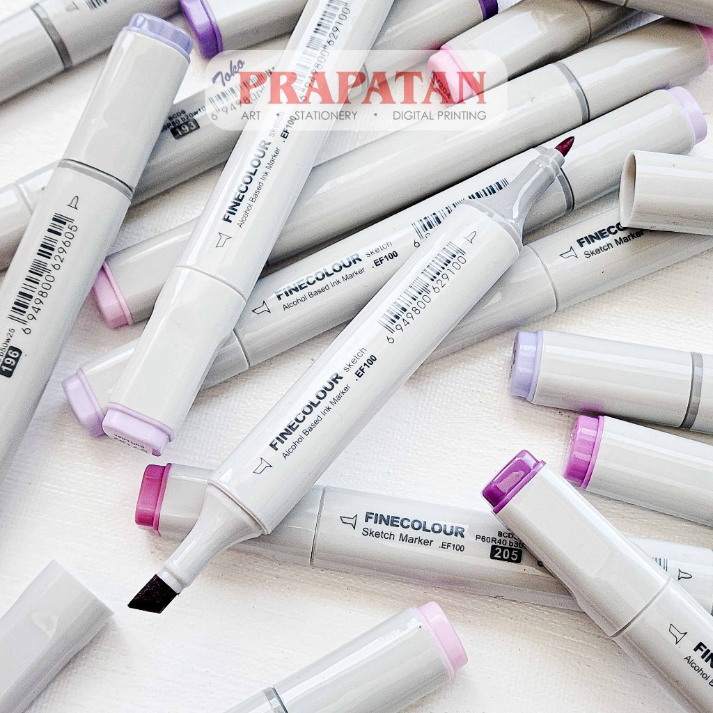 Jual Finecolour Sketch Marker EF100 | Spidol Sketsa | Alcohol Based Ink ...