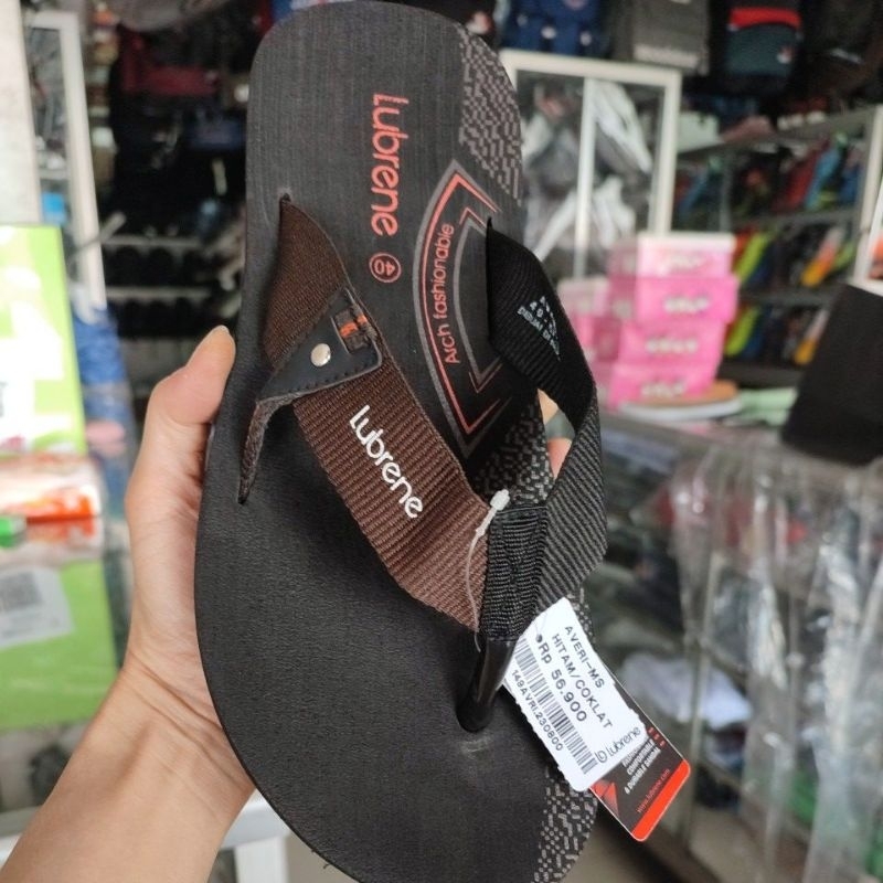 Jual COD SANDAL LUBRENE JEPIT ORIGINAL | Shopee Indonesia