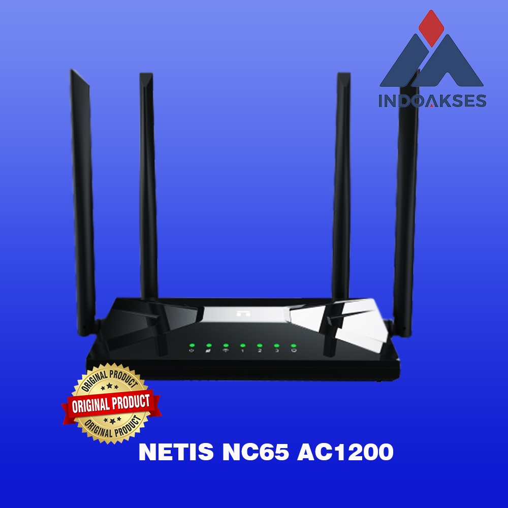 Jual Netis NC65 AC1200 Dual Band Gigabit Wireless Router | Shopee Indonesia