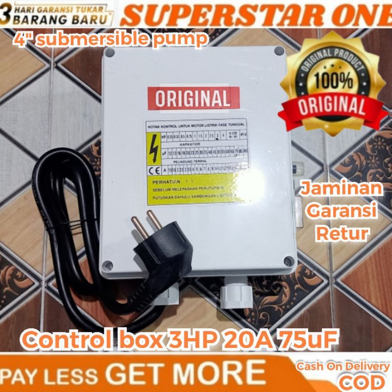 Jual Controlbox/control box pompa satelit 3HP/3 Hp/SUBMERSIBLE PUMP ...
