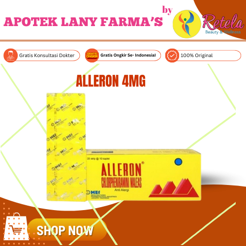 Jual Alleron 4Mg 10 Tablet | Shopee Indonesia